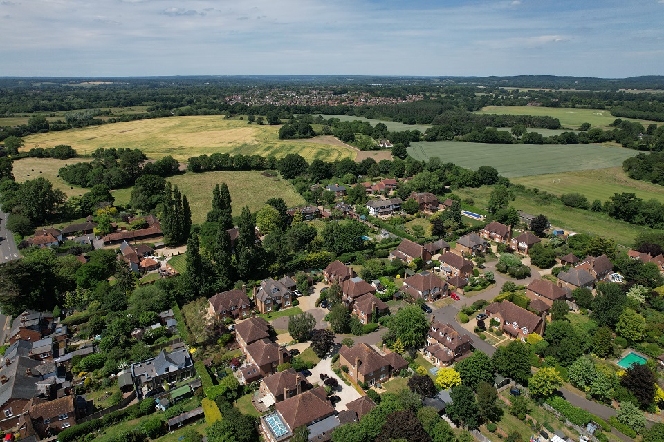 Hurst village Aerial Photos, drone photos