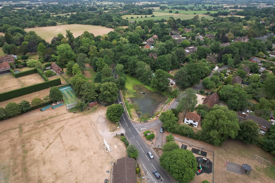 Hurst village Aerial Photos, drone photos