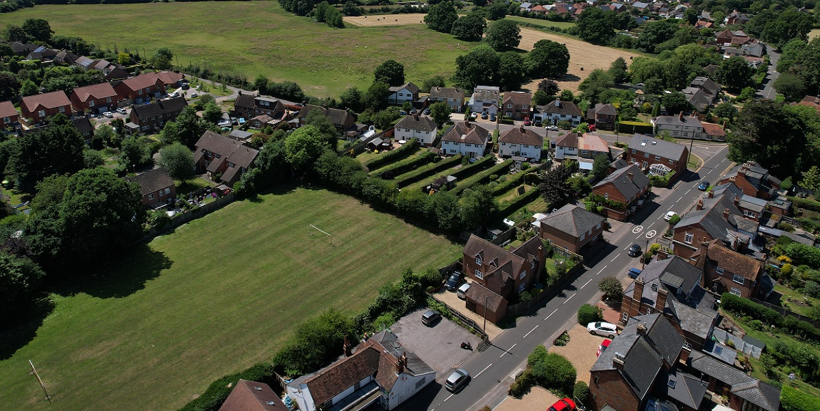 Hurst village Aerial Photos, drone photos