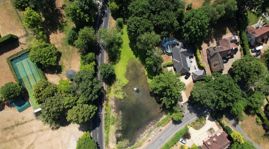 Hurst village Aerial Photos, drone photos