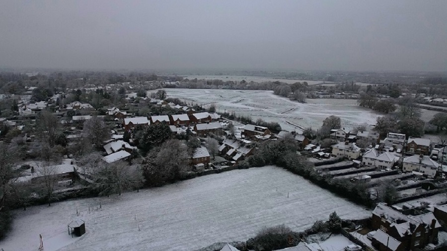 Hurst village Aerial Photos, drone photos